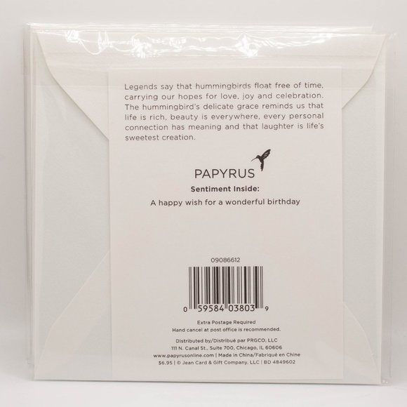 Papyrus | Party Supplies | Happy Birthday Light Blue Jeweled Butterfly ...